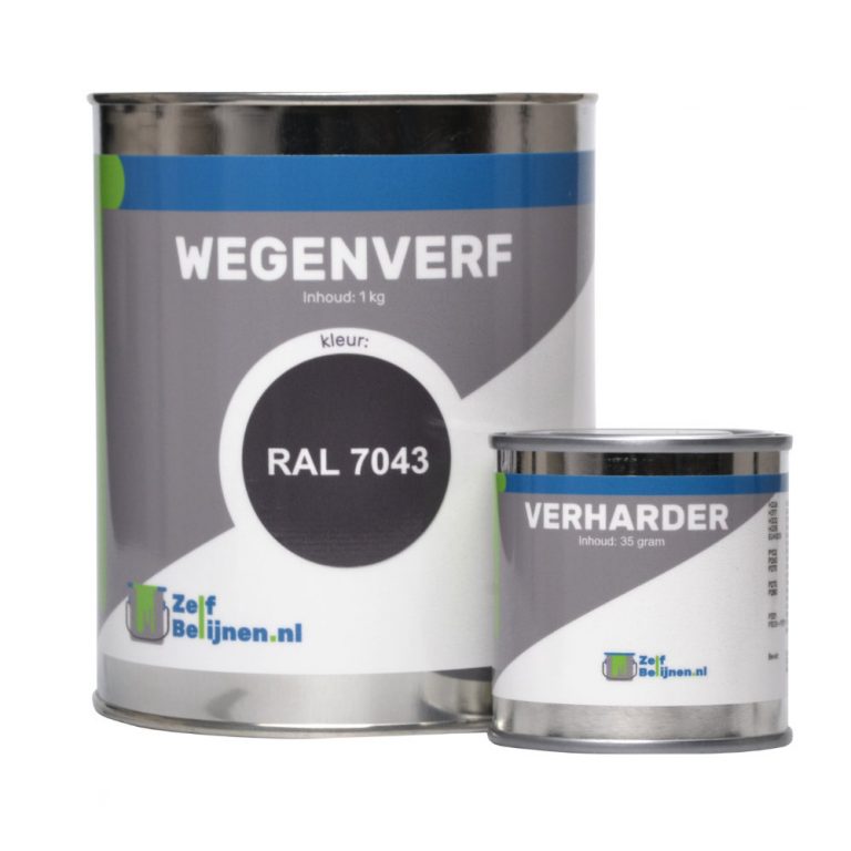 Wegenverf grijs op basis van 2 componenten | Zelf belijnen